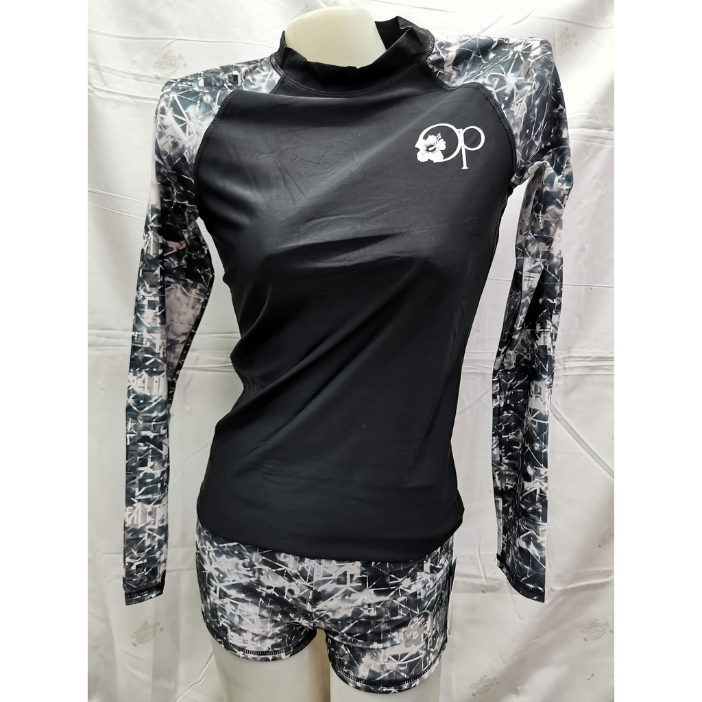 Rushguard ladies op set | Shopee Philippines