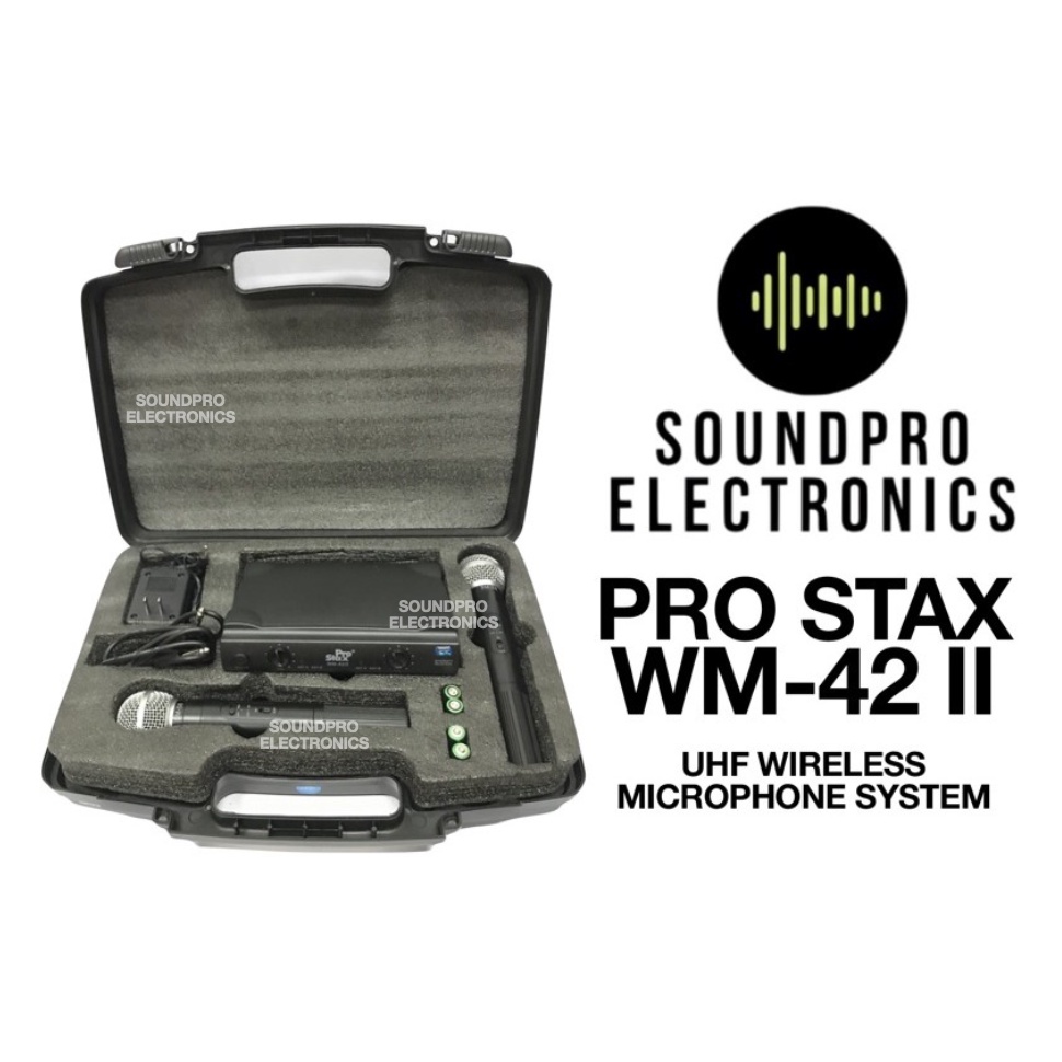 Pro Stax WM-42 II UHF Wireless Microphone System | Shopee Philippines