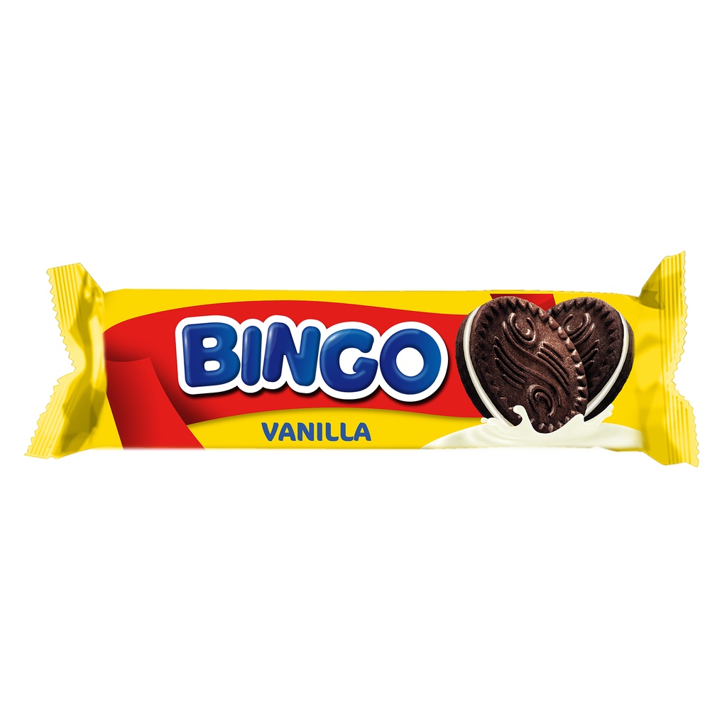 Bingo Cookie Sandwich Vanilla Slug 75g | Shopee Philippines