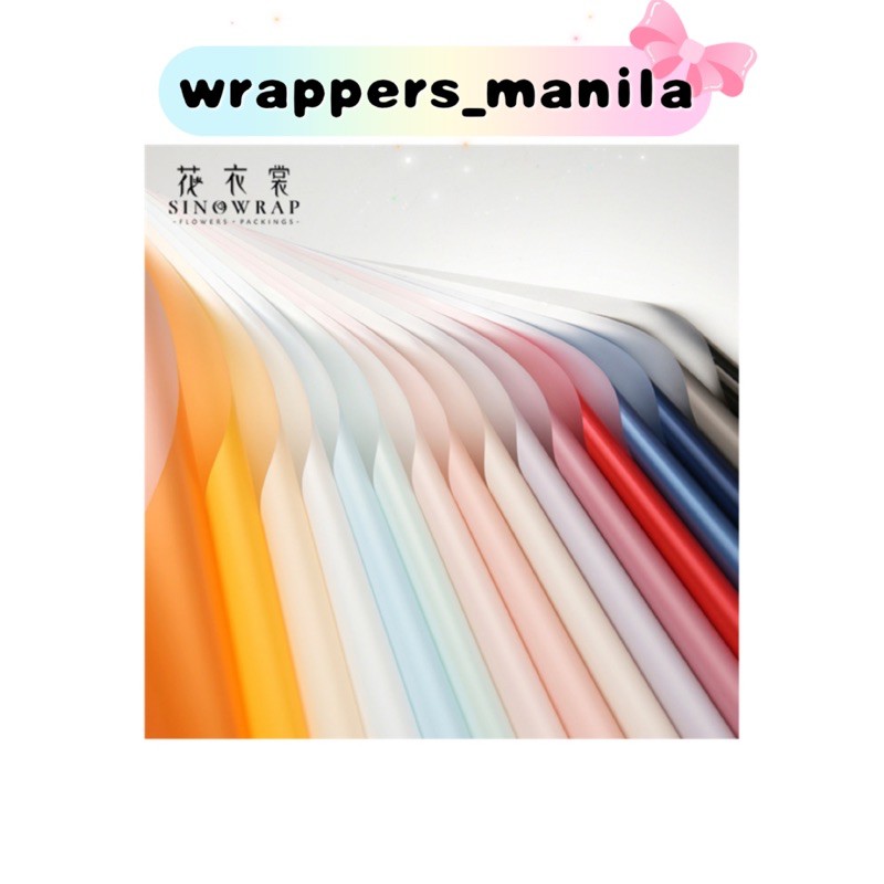 20in1 Pack Plain Double-Sided Wrappers Bouquet Wrapping Material ...