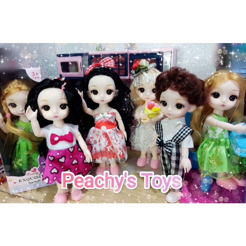 16cm BABY BJD Ball Joint Doll | 28cm Rubberized Doll DOREEN / HALSEY ...