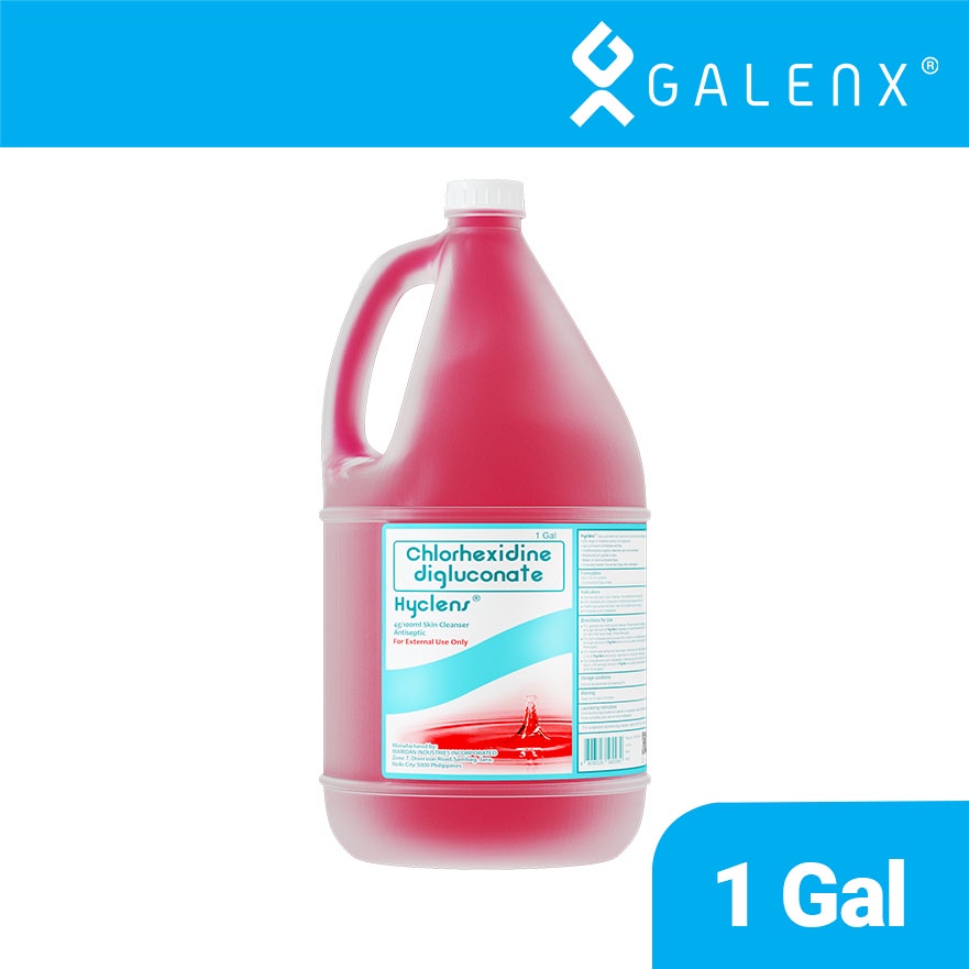 Hyclens Skin Cleanser 4% Chlorhexidine Digluconate 1 Gallon | Shopee ...