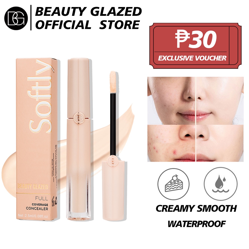 BEAUTY GLAZED liquid Waterproof Concealer Full Coverage Matte Smooth ...