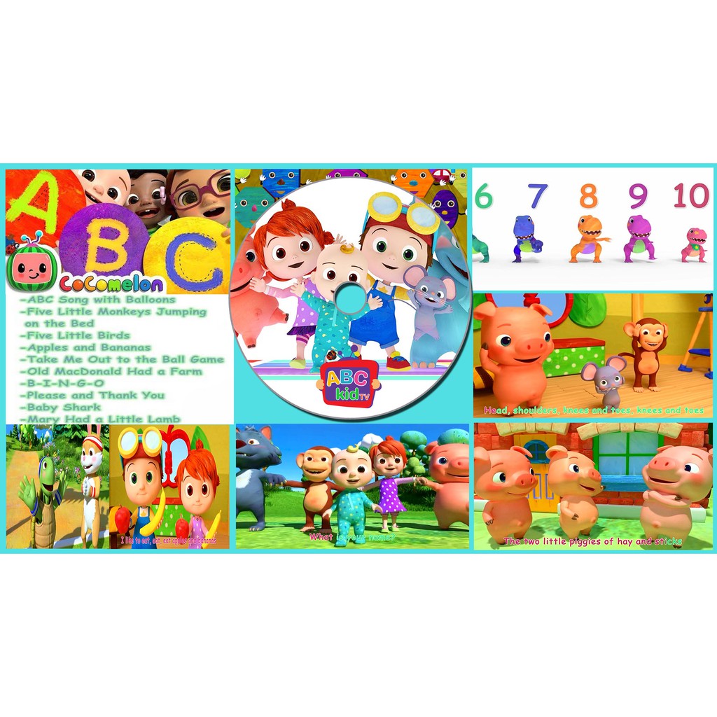 Dvd ABC Kids TV music, famous media | Shopee Philippines