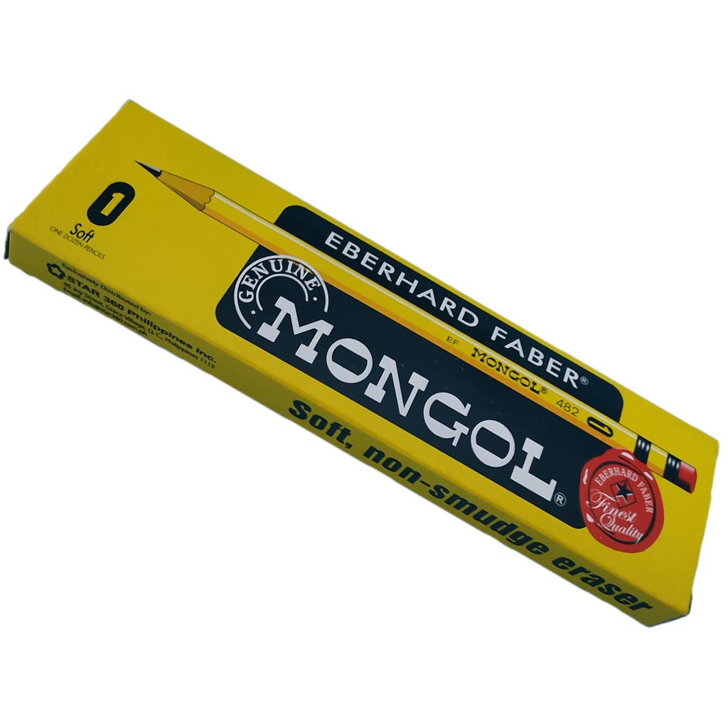 ORIGINAL MONGOL PENCIL NO. 1 ( 1 BOX OF 12 PIECES ) | Shopee Philippines
