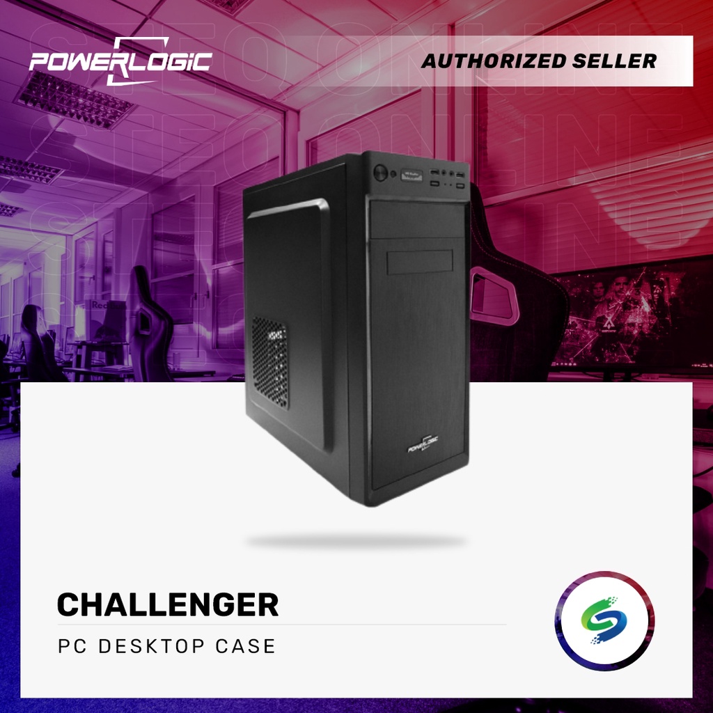 STEQ PowerLogic Challenger ATX Casing | Shopee Philippines