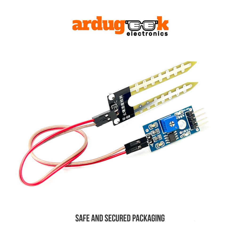 Soil Moisture Humidity Sensor 5V LM393 Comparator IoT Smart Garden Arduino Compatible | Shopee ...