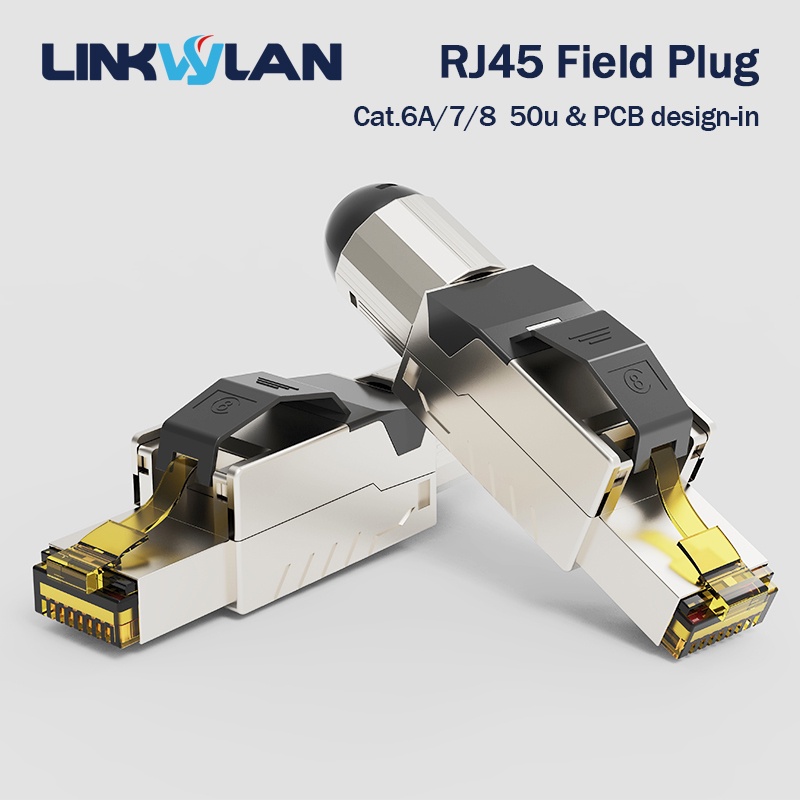 Linkwylan Patented FTPS Series Field Plug RJ45 Cat6A Cat7 Cat8 ...