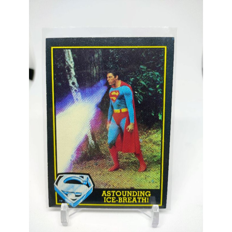 Vintage 1983 Superman Christopher Reeve Card#25 | BeeCost