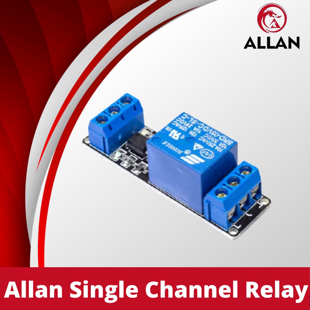 Allan Single Channel Relay 1 Channel Relay 1-Way Relay Module 1CH 5V l ...