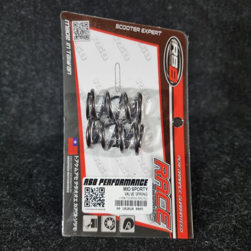 RS8 Valve Springs 5 Turns + 15% Race | Touring | 3.0mm (Mio Sporty ...