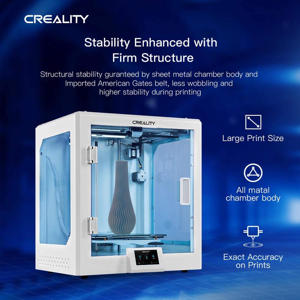 Creality 5 Pro 3D Printer with FREE Filaments for 3D Printing | Shopee ...