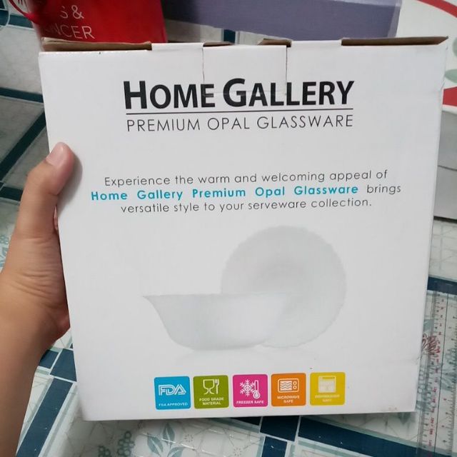 HOME GALLERY PREMIUM OPAL GLASSWARE | Shopee Philippines