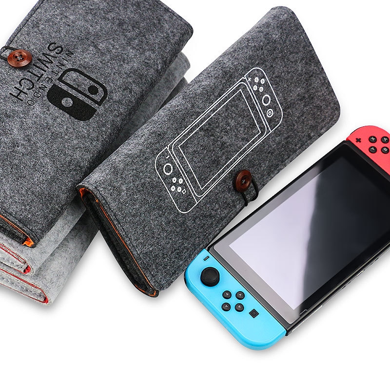 New Nintendo switch portable hand felt soft bag switch host protection ...