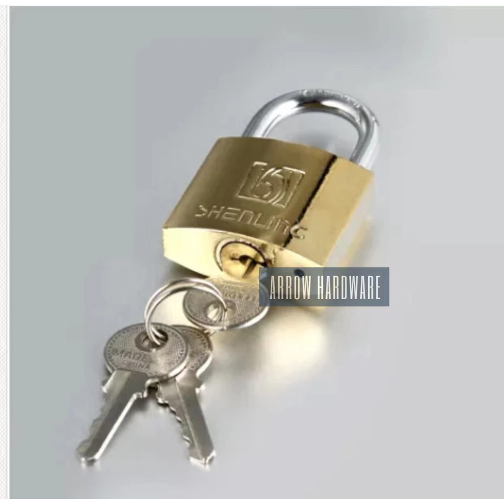 Security 1Padlock Door Lock Brass Padlock(20mm/25mm/30mm/40mm/50mm ...