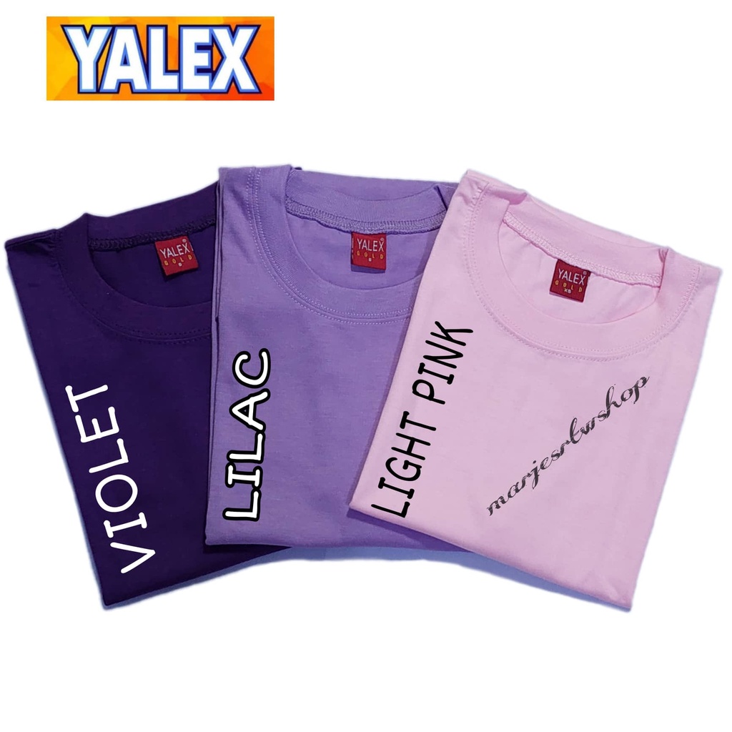 YALEX Plain T-shirt Roundneck | Shopee Philippines