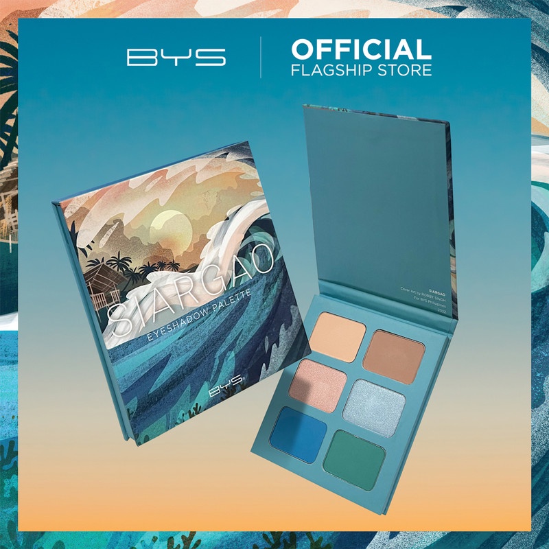 Bys Siargao Eyeshadow Palette 6pc Shopee Philippines