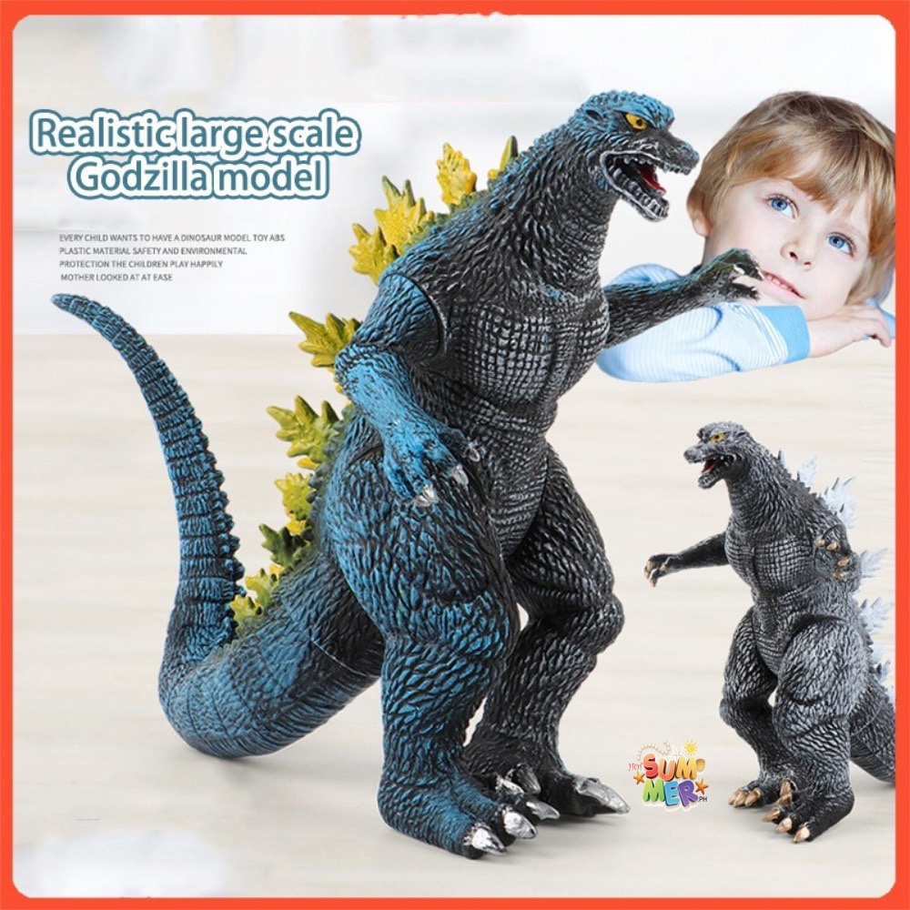 Godzilla Dinosaur Toy Soft Rubber Model Children's Toys (with Sound ...