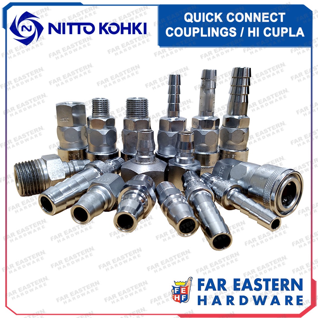 NITTO KOHKI Hi Cupla Quick Connect Couplings / Coupler | Shopee Philippines