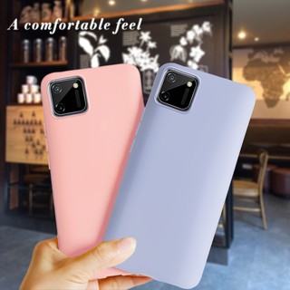 OPPO Realme C11 Case Silicone Soft Plain Matte Candy Jelly Color Back ...