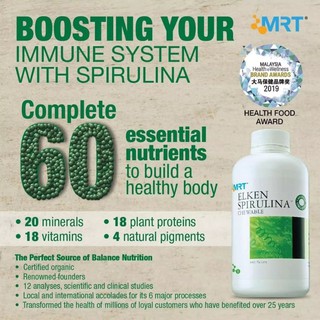 ELKEN Spirulina | Certified Organic | 3000 Tablets | Food Supplement ...