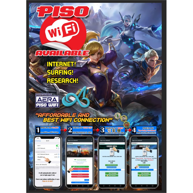 Piso Wifi Box Sticker Only | Shopee Philippines