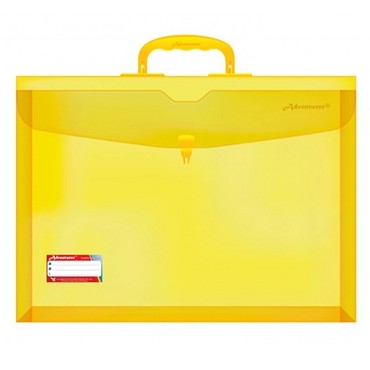 Adventurer Long Expanding Plastic Envelope with Handle & Pushlock - W ...