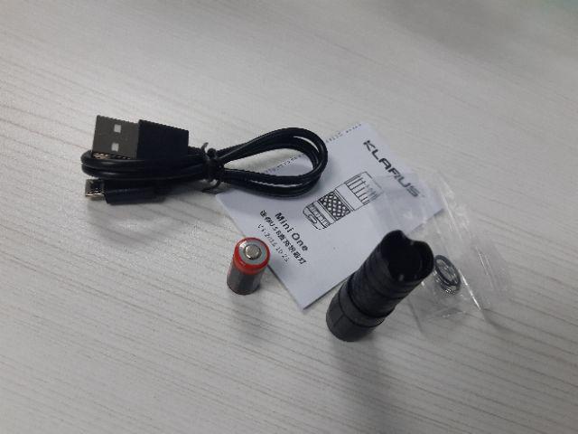 ON HAND Klarus Mini One Compact Flashlight w/ 10180 Battery | Shopee ...