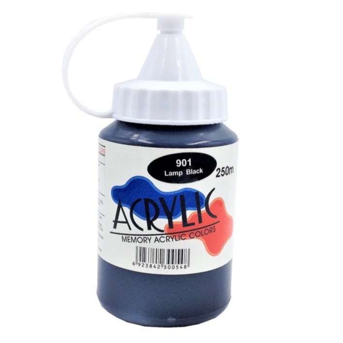 250ml Acrylic Paint Lamp Black 901 | Shopee Philippines