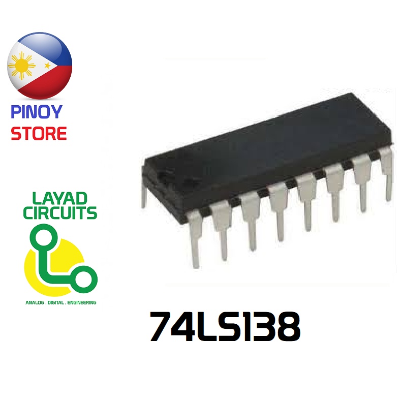 74LS138 3 to 8 demultiplexer 74138 decoder DEMUX logic IC | Shopee Philippines