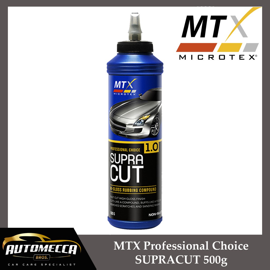 MTX Professional Choice SupraCUT 500g | Supra Hi-Gloss Rubbing Compound ...