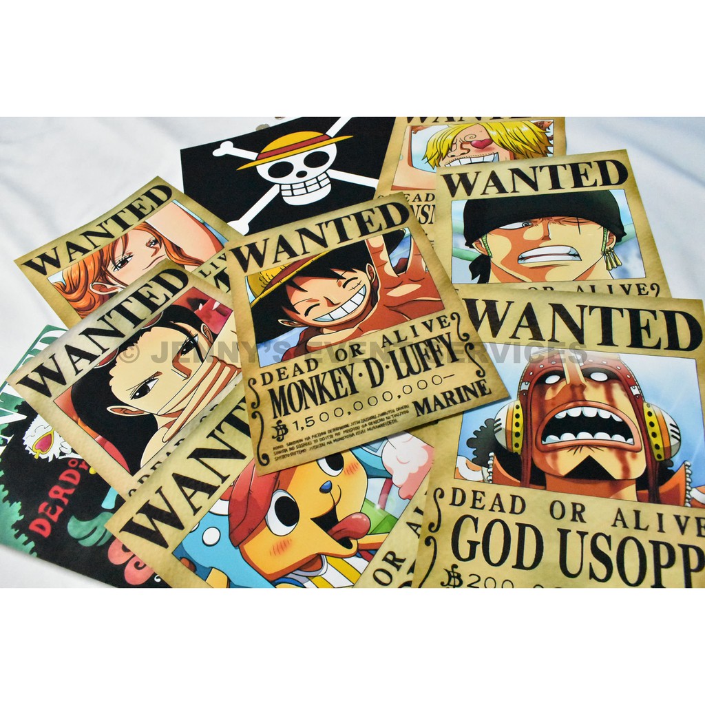 One Piece Wanted Poster Shopee Philippines