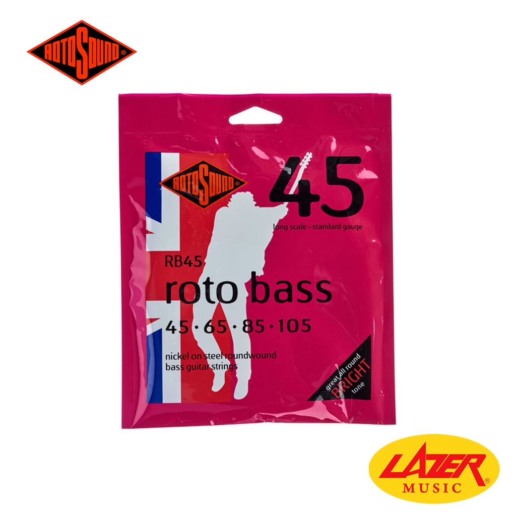 Rotosound RB45 Rotobass Regular Set 45-105 (RB45) | Shopee Philippines