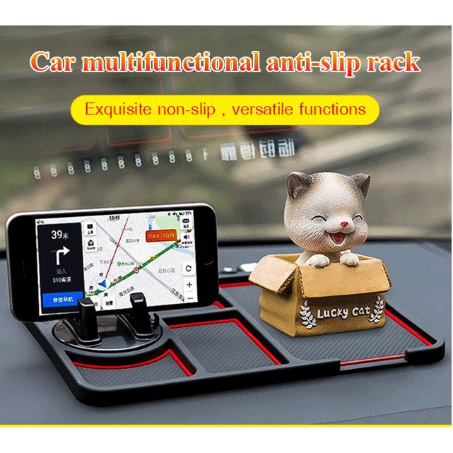 Creative Multifunctional anti-slip rack for Car Parking sign dashboard ...