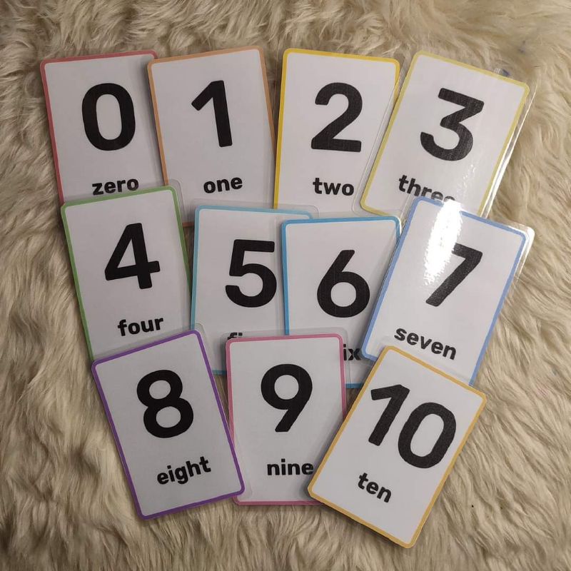 0 TO 10 NUMBER FLASHCARDS | Shopee Philippines