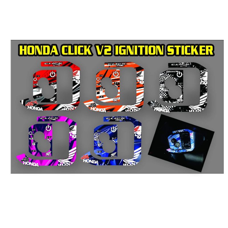 Honda Click 125i/150i Ignition Sticker | Shopee Philippines