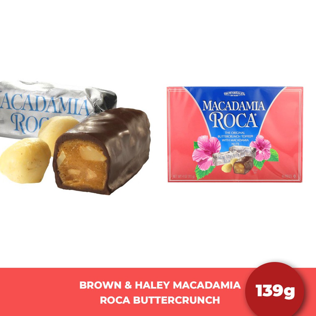 Brown & Haley Macadamia Roca Chocolate Gift Box 139g | Shopee Philippines