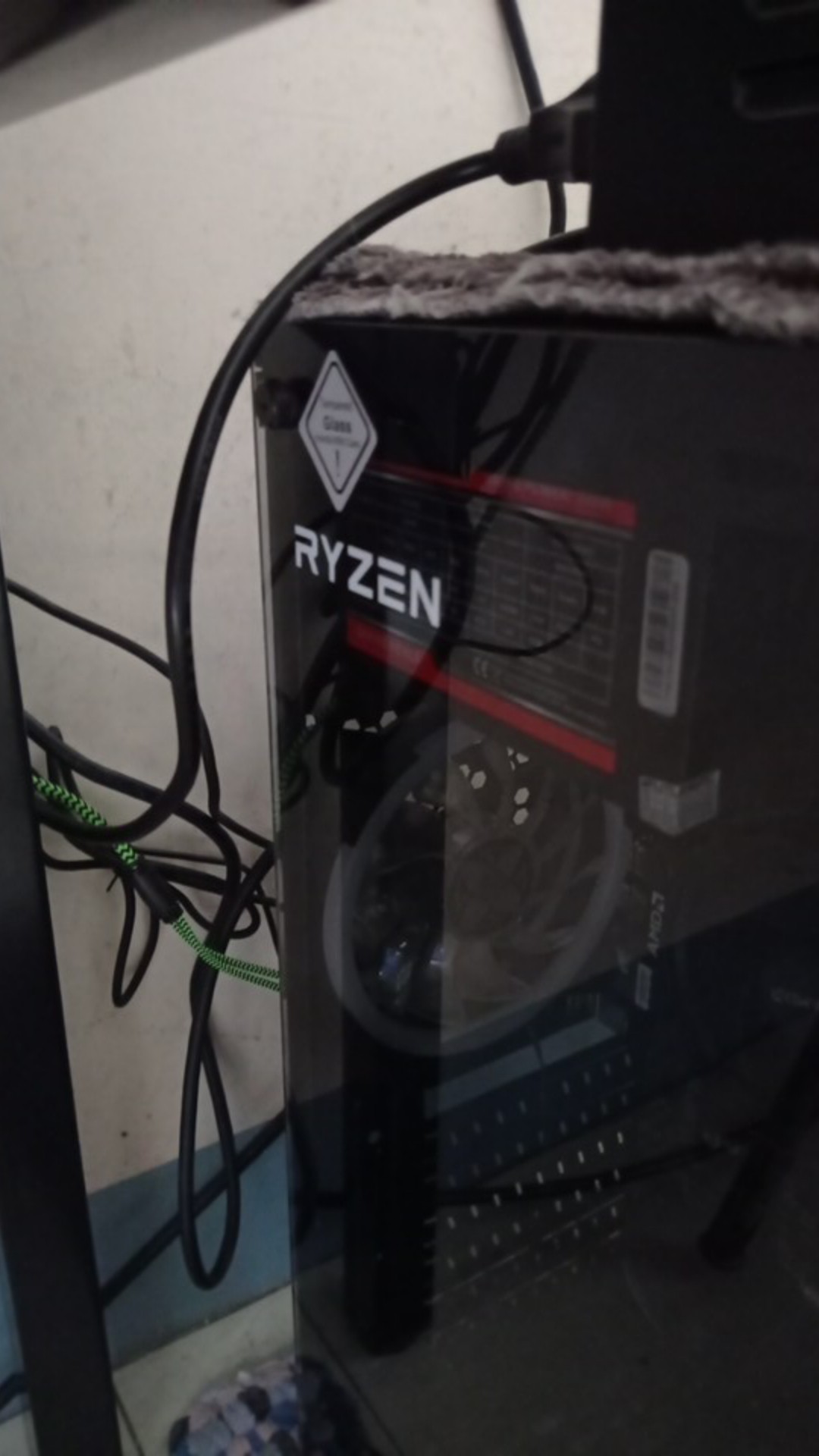 AMD Threadripper Ryzen 3 5 7 PC Processor Tower CPU Computer Casing ...