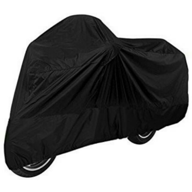 Black Outdoor Motorbike Rain Motorcycle Cover Waterproof Protector ...