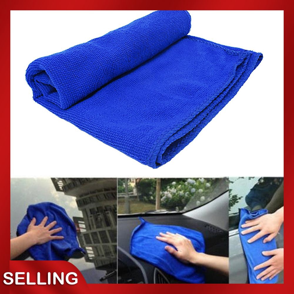 Car Soft Microfiber Cleaning Towel Car Wash Dry Clean Polish Cloth ...