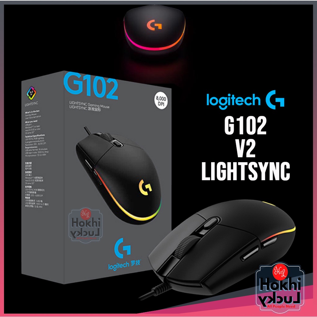 Logitech G102 Lightsync V2 Gaming Mouse Logitech G102 Wired Mouse ...