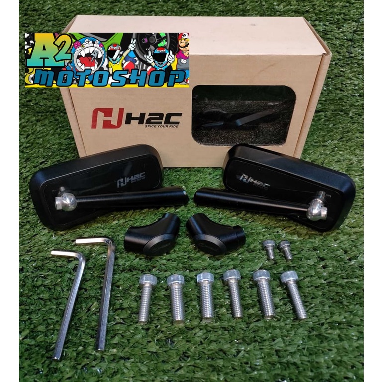 H2c Side Mirror Honda Yamaha Nmax Aerox Click Mio ADV PCX Airblade ...