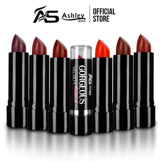 Ashley Shine Gorgeous Velvet Lipstick Lip Gloss Long Lasting Waterproof ...