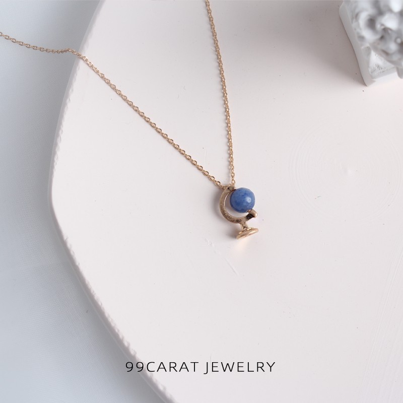 99 karat dark blue Earth instrument pendant deep mysterious simple ...