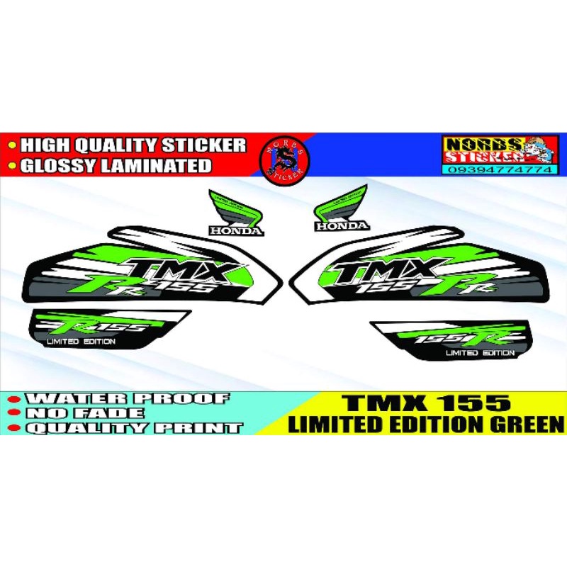 tmx 155 Limited Edition green | Shopee Philippines