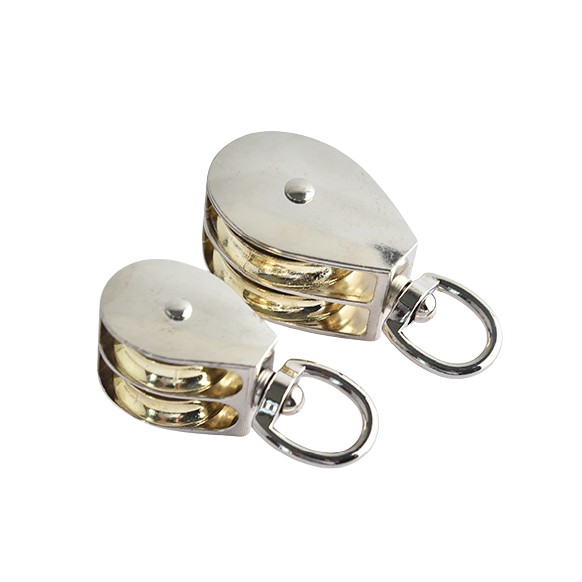 MINI PULLEY DOUBLE SINGLE GOLD PULLEY SMALL PULLEY MINIATURE PULLEY ...