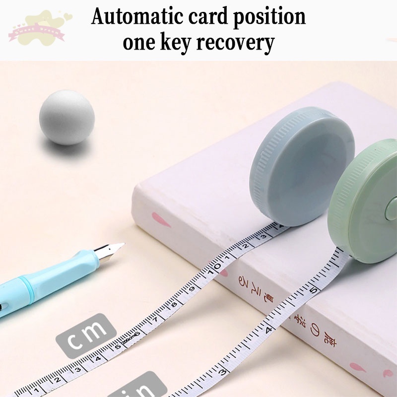 1.5m Round Soft Tape Measure Clothes Measuring Cute Meter Ruler ...