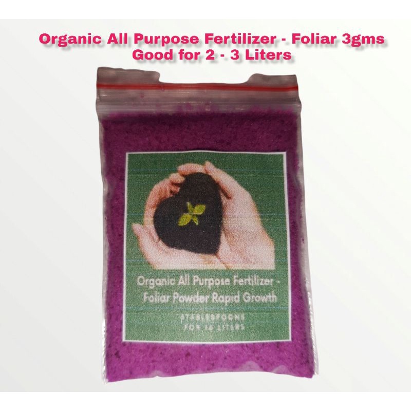 2 sachets Rapid Growth Foliar Powder 6grams | Shopee Philippines