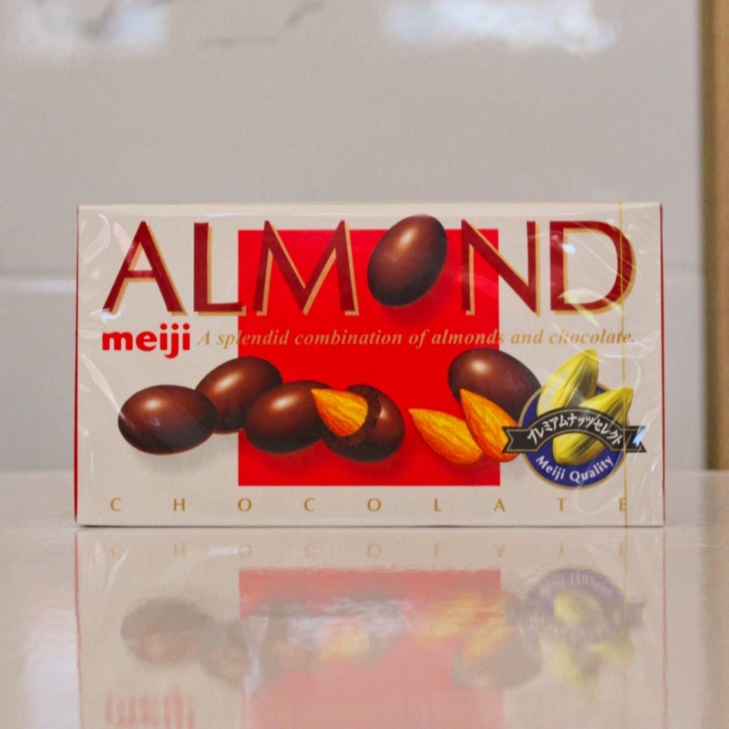 Japan Meiji Almond Chocolate 88g | Shopee Philippines