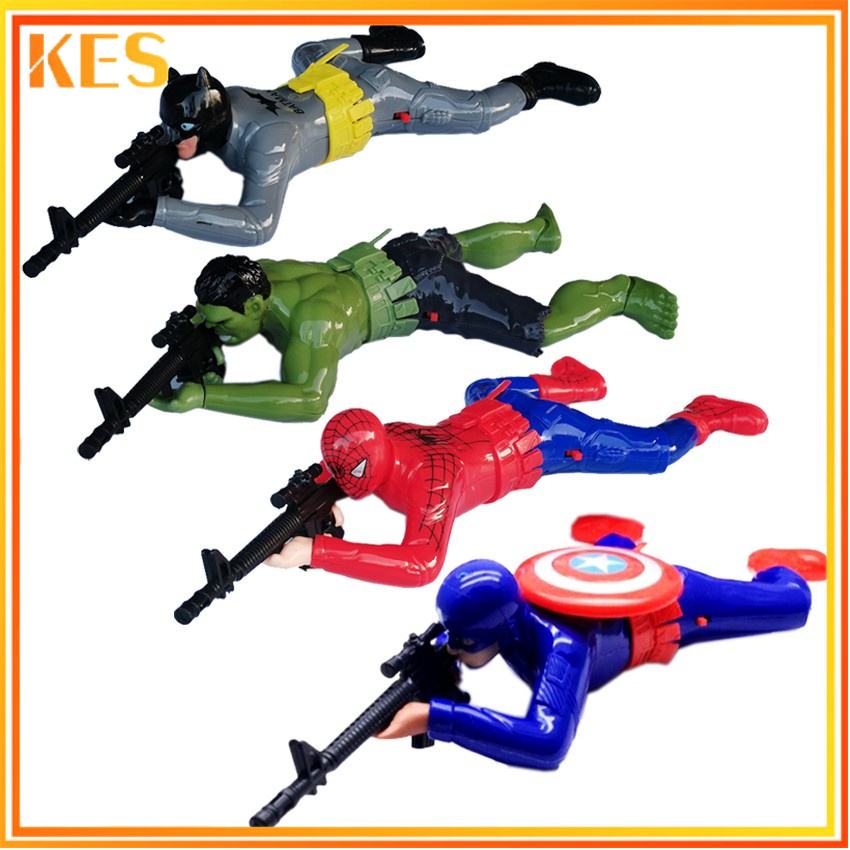 Crawling Avengers Super Heroes Characters Battery Operated Toy Action ...